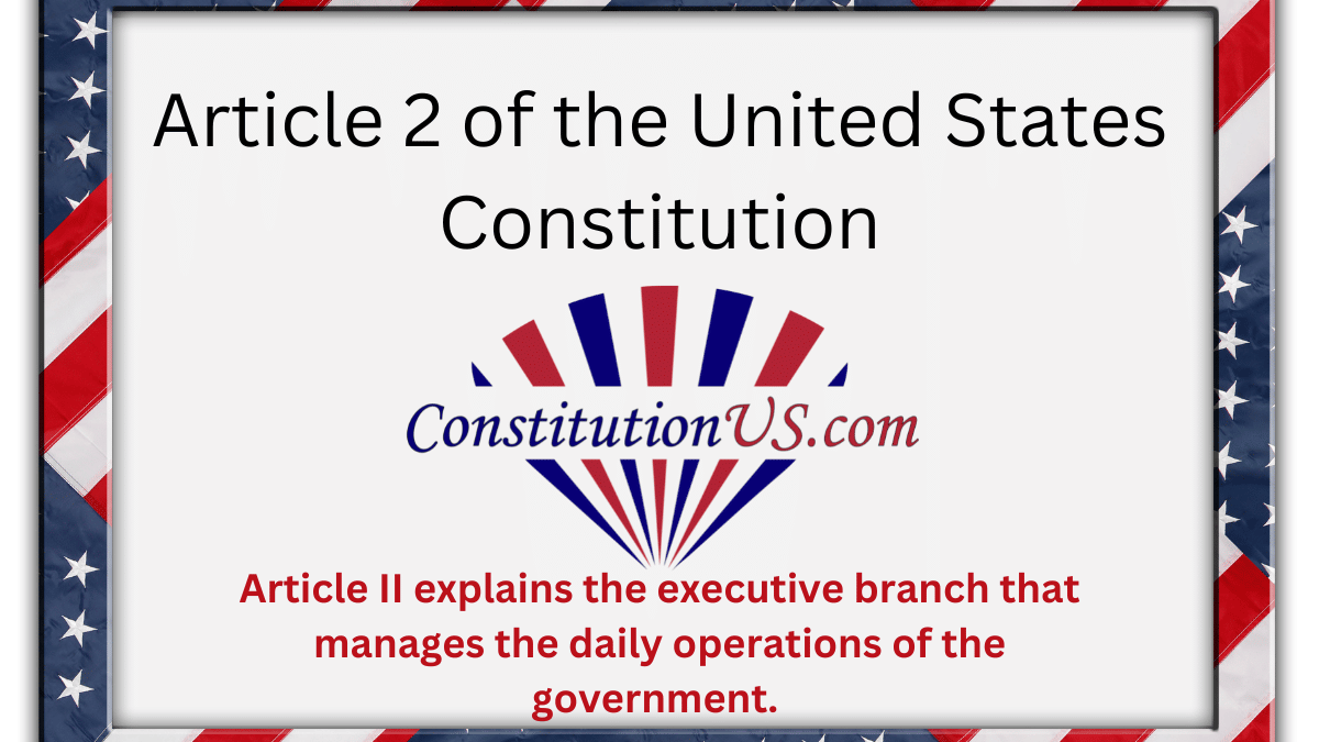 Articles of the Constitution