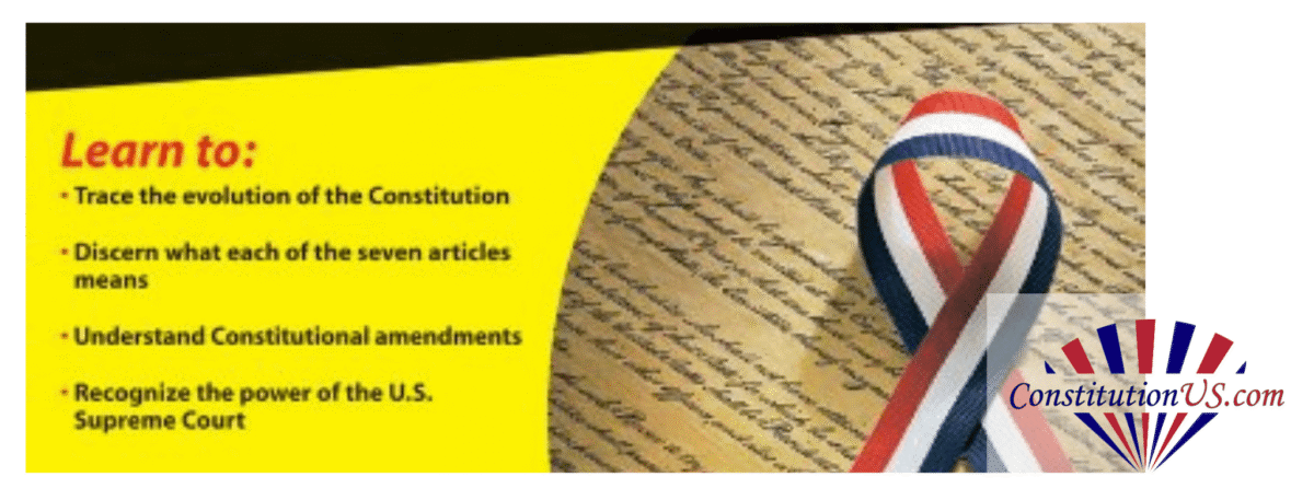 Free PDF Of the US Constitution