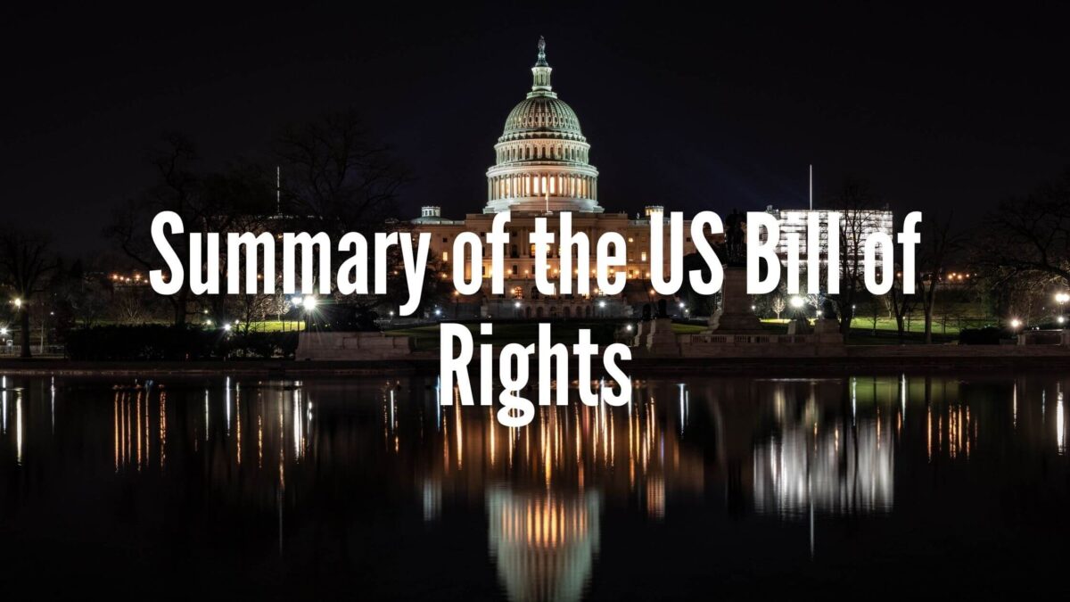 Overview Of US Bill Of Rights