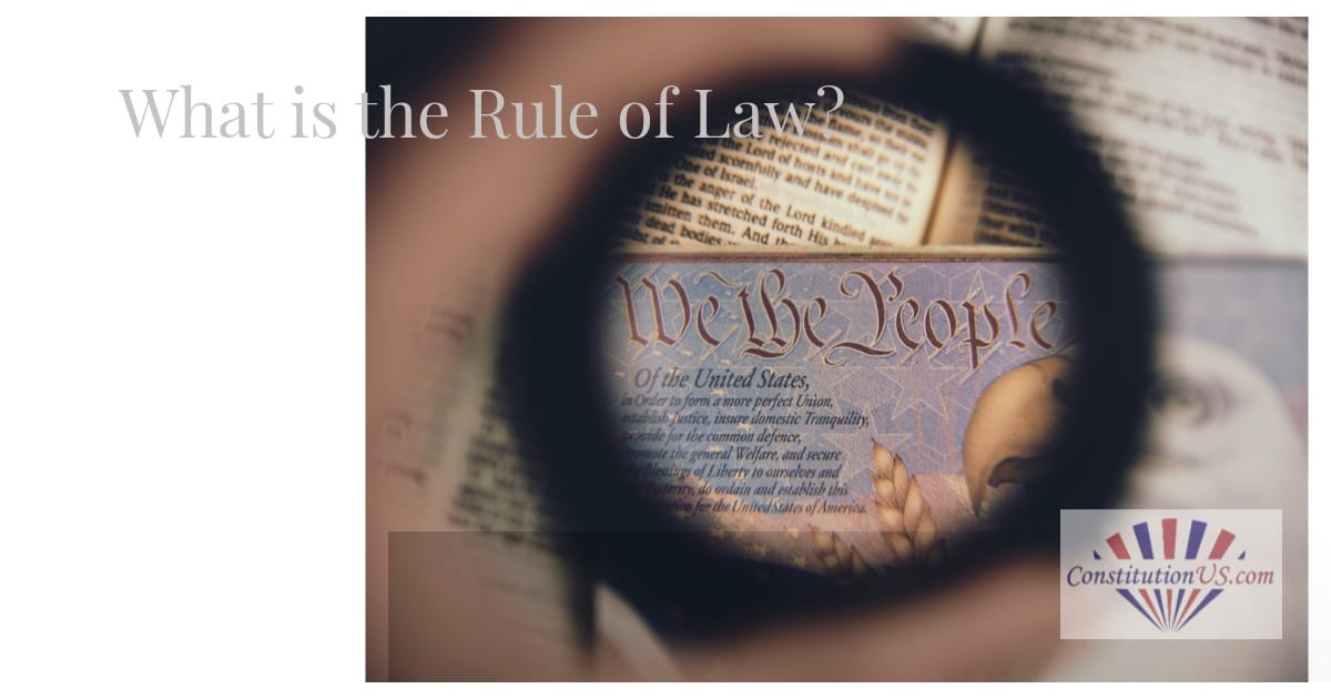 Supreme Law of the Land - Constitution of the United States