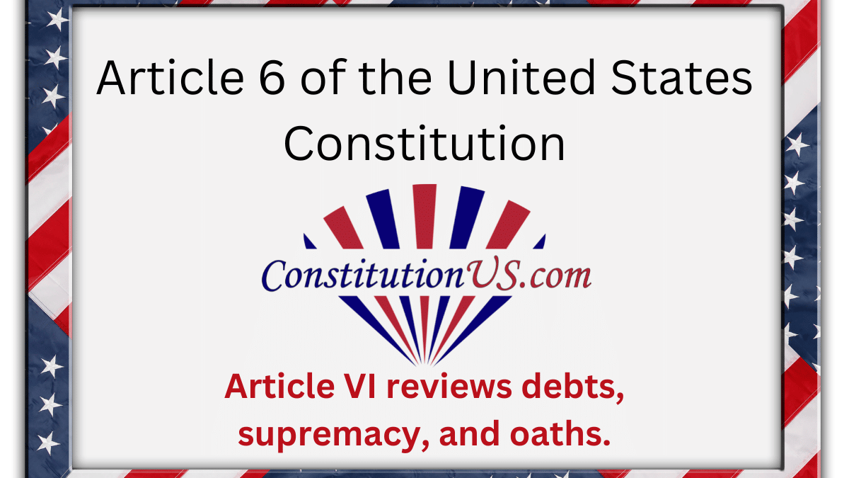 Articles of the Constitution