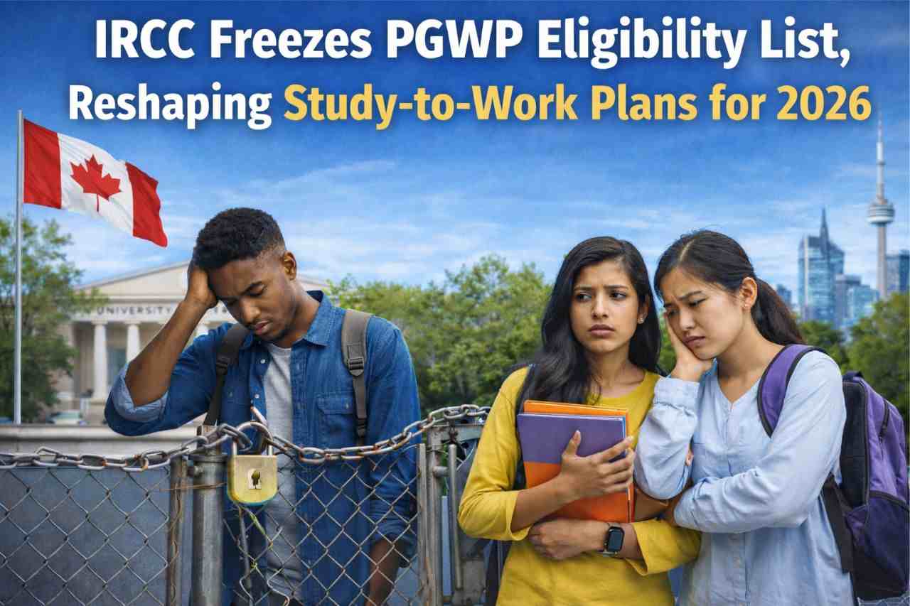 IRCC Freezes PGWP Eligibility List, Reshaping Study-to-Work Plans For 2026