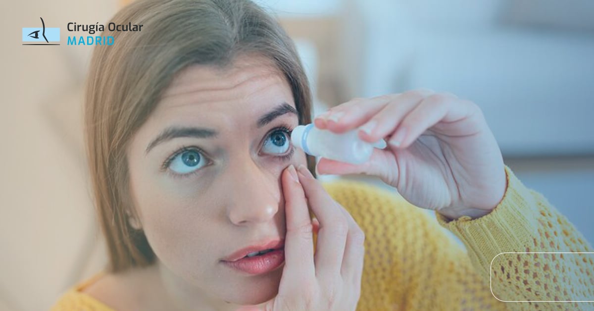 Tipos de colirios con y sin receta para la conjuntivitis