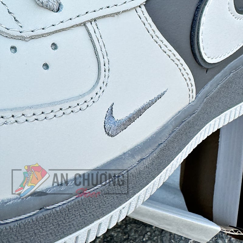 Nike Air Force 1 Low Custom Dark Grey - An Chương Shoes