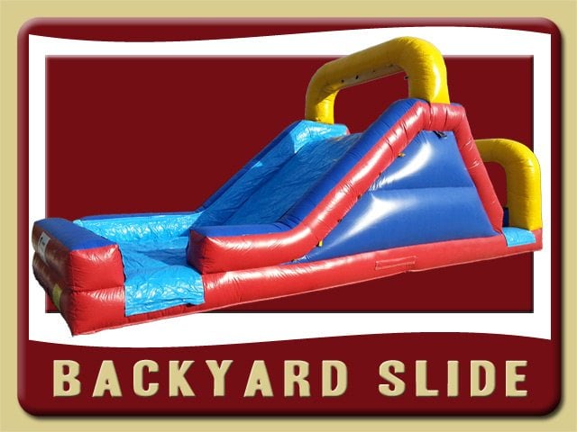 Backyard Water Slide Inflatable - BOUNCE PARTY RENTALS