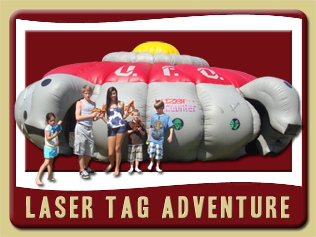 Laser Tag Arena Inflatable - BOUNCE PARTY RENTALS