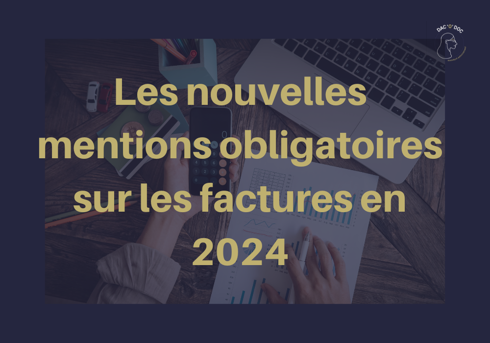 Nouvelles Mentions Obligatoires Factures