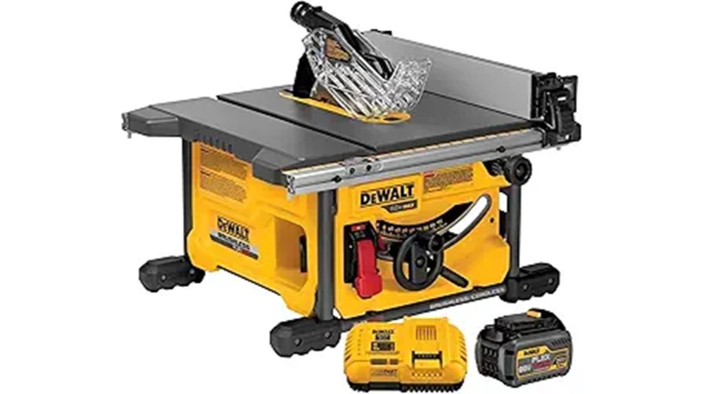 DEWALT FLEXVOLT 60V MAX Table Saw Review | DIY Woodproject