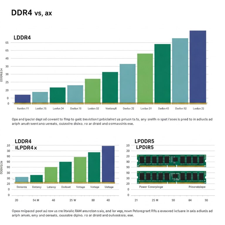 DDR4 Vs LPDDR4 Vs LPDDR4x Vs LPDDR5 RAM Comparison » Differencess
