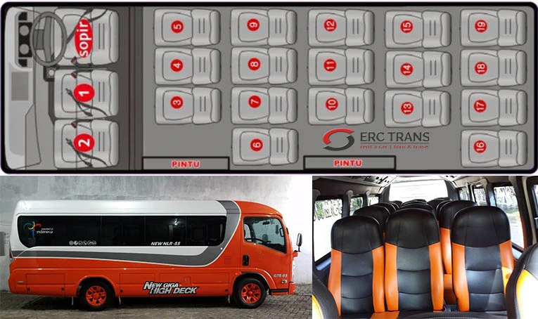 Ketahui Denah Kursi Elf Long 19 Seat Demi Kenyaman Perjalanan