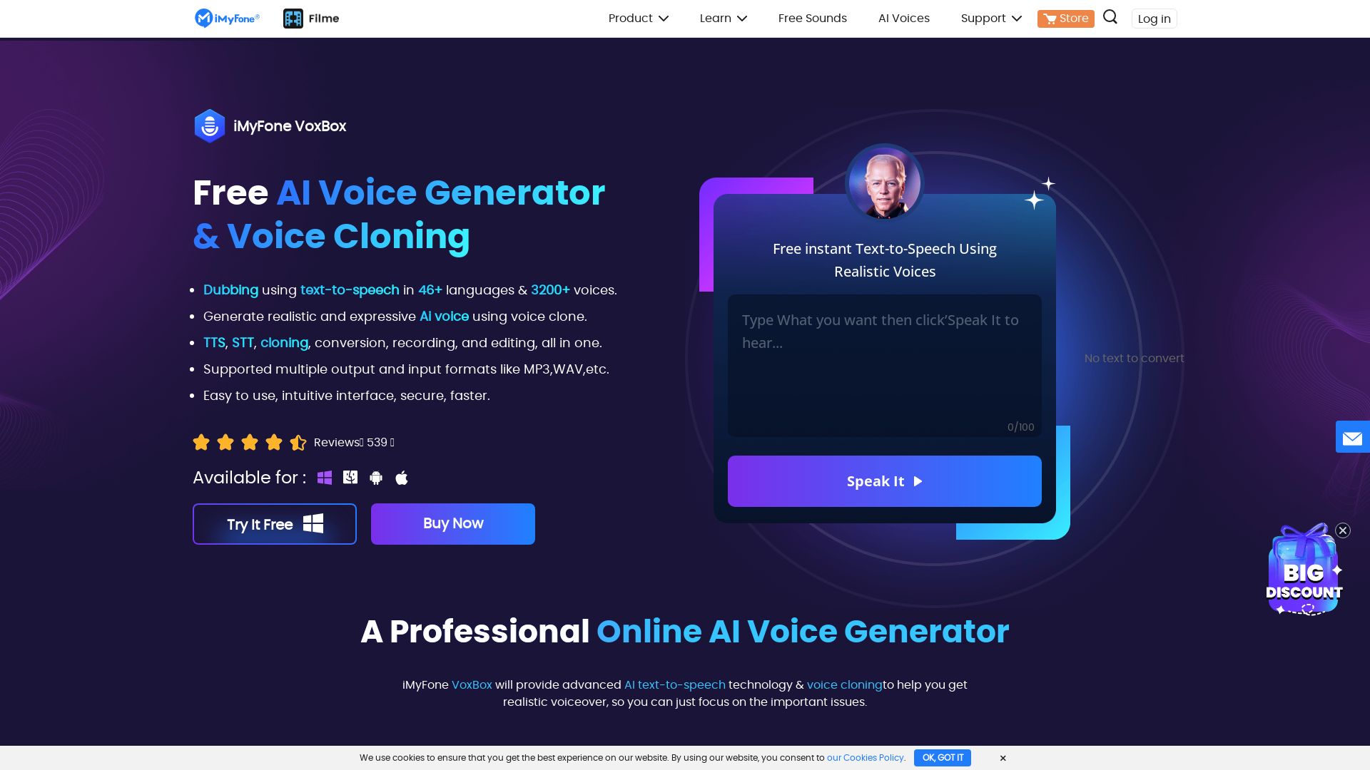 VoxBox® | AI Voice Generator and Cloner | Futureen