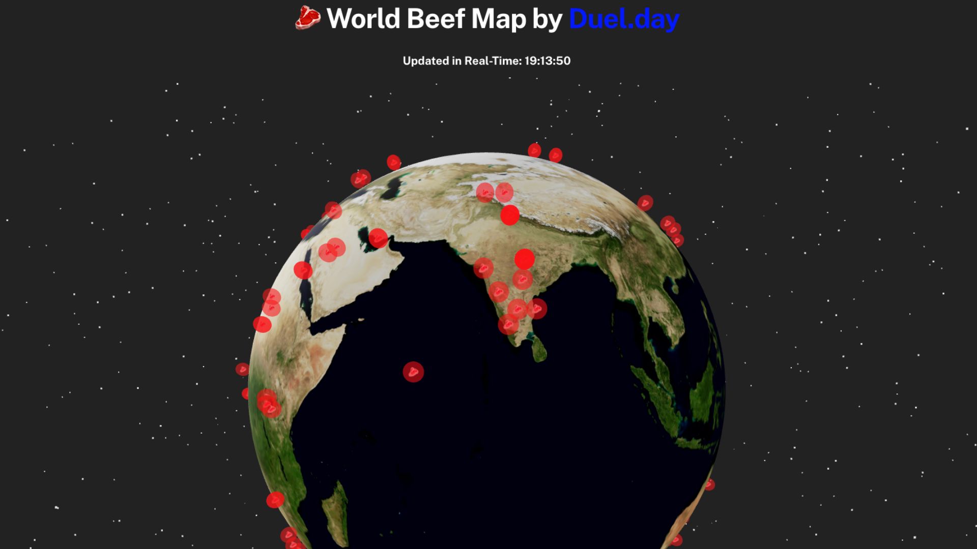 World Beef Map | Track Global Beef Activity | Futureen
