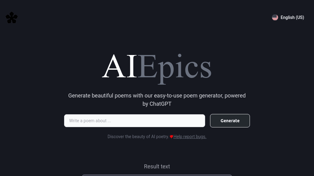 AI Poem Generator | Create Beautiful Poetry Instantly | Futureen
