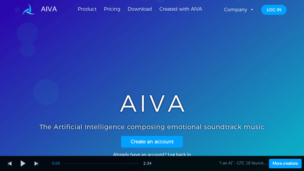 Aiva | AI-Powered Music Creation Tool for Everyone | Futureen