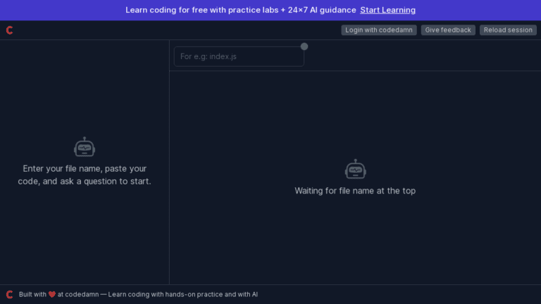DebugCode.AI | Free AI Code Debugging Tool | Futureen