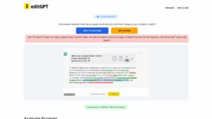 editGPT | Proofread and Edit in chatGPT | Futureen