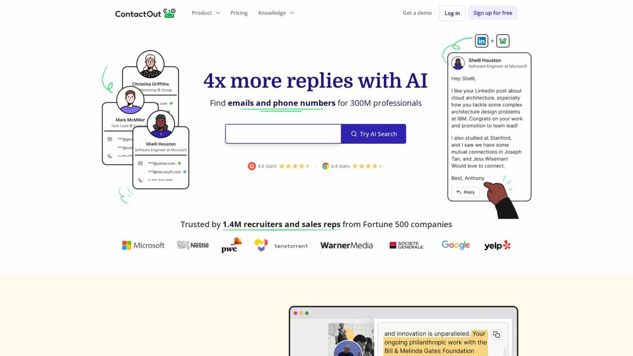 ContactOut | Most Accurate Email Lookup Tool | Futureen