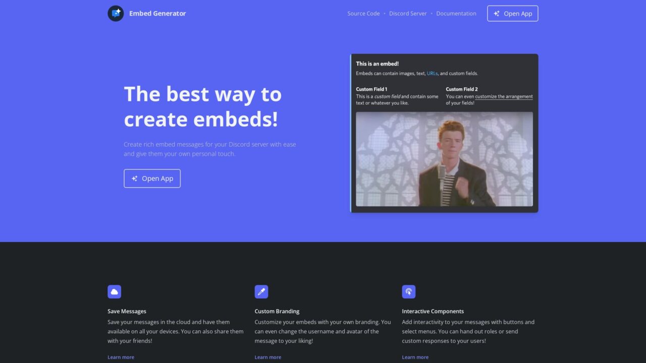 Embed Generator | Create custom Discord embeds effortlessly | Futureen