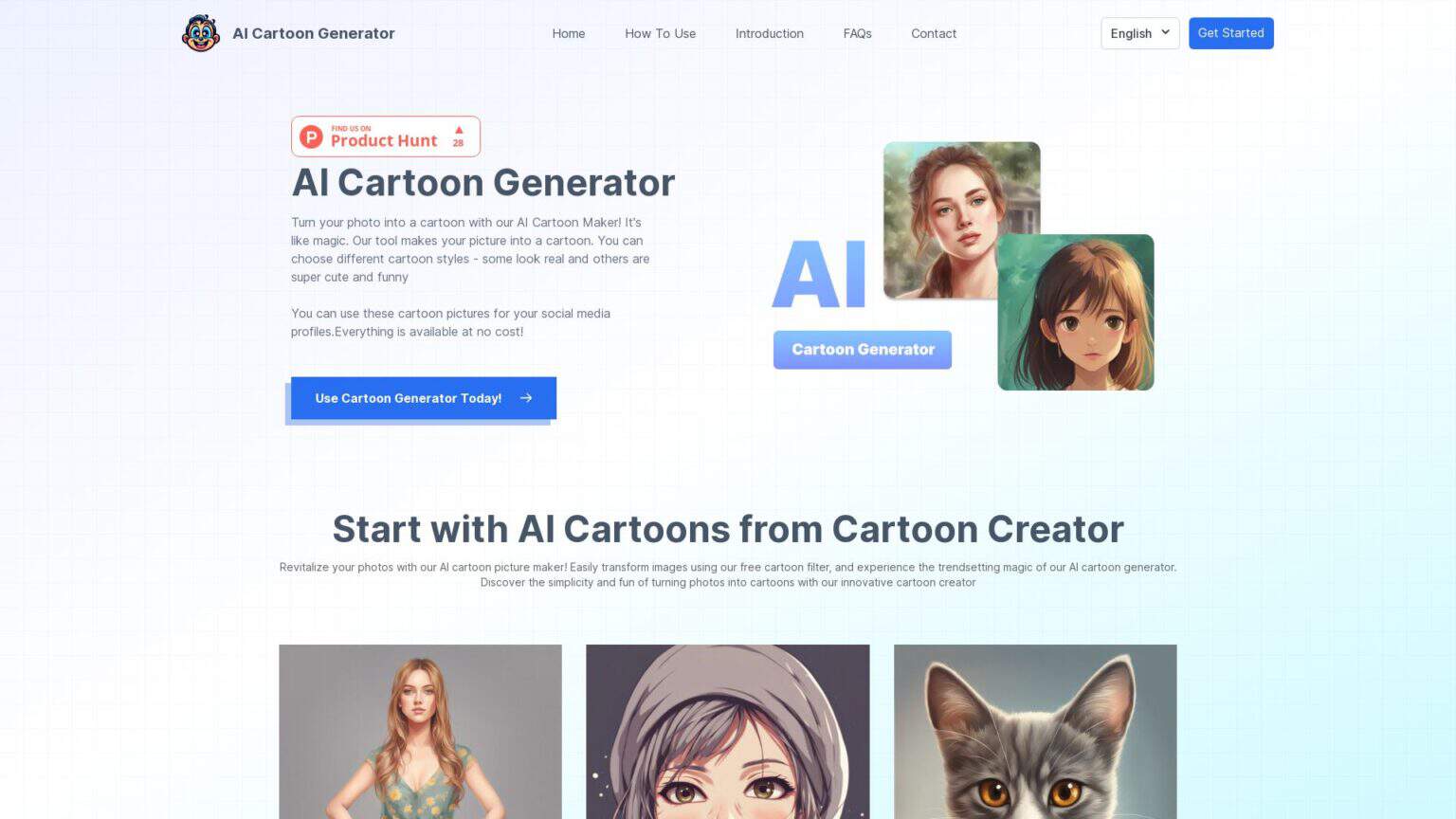 AI Cartoon Generator | Turn Photos or Text into Fun Cartoons! | Futureen