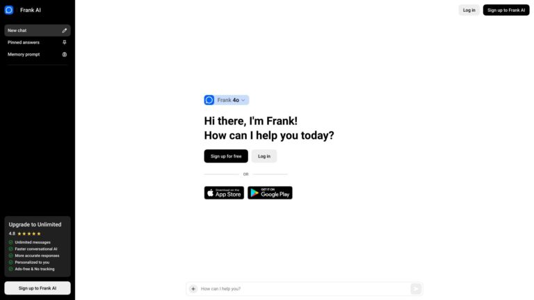 Frank Ai Fast Universal Ai Content Creation Made Easy Futureen 
