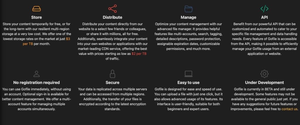 Gofile | Fast, Free, and Secure File Sharing and Storage | Futureen