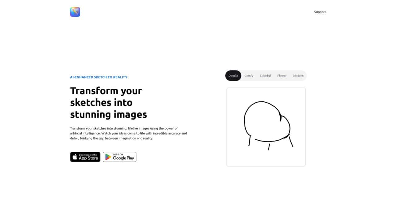 AI Drawing Image Generator | Turn Your Sketches into Images | Futureen
