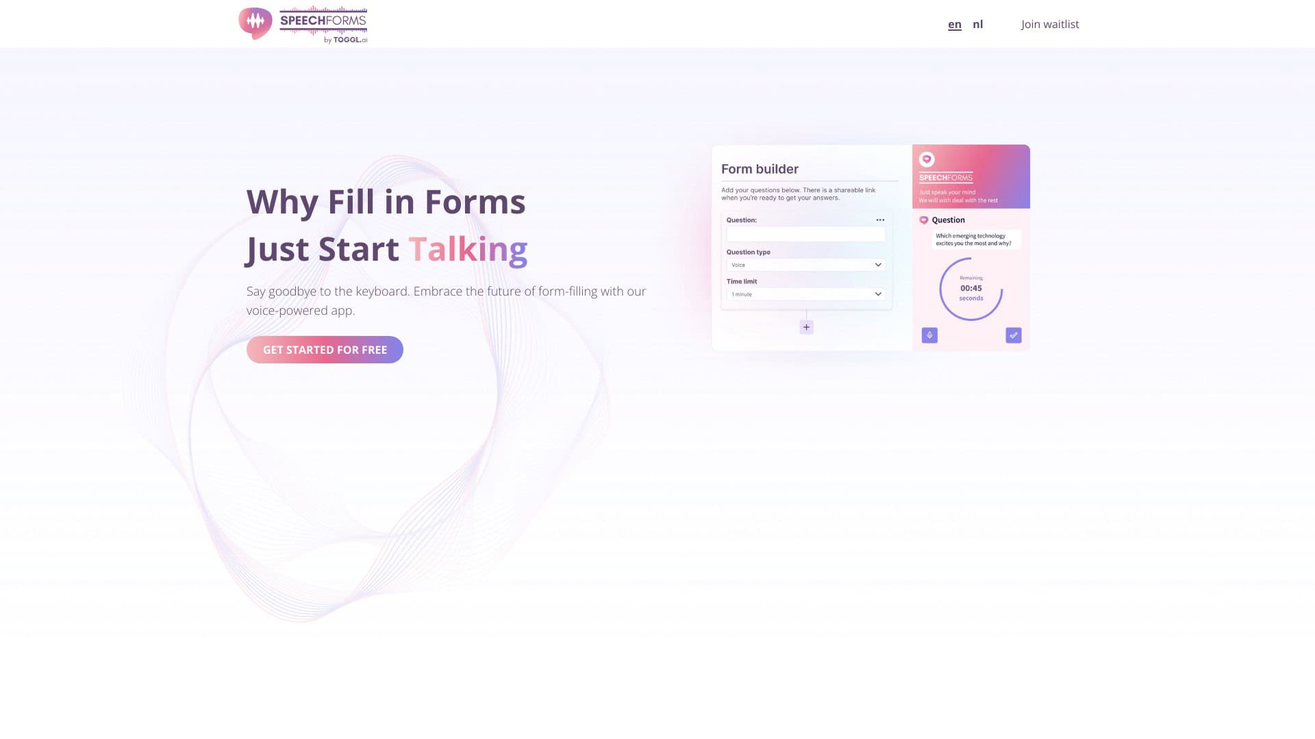 Speechforms | Voice-Powered App for Effortless Form Filling | Futureen