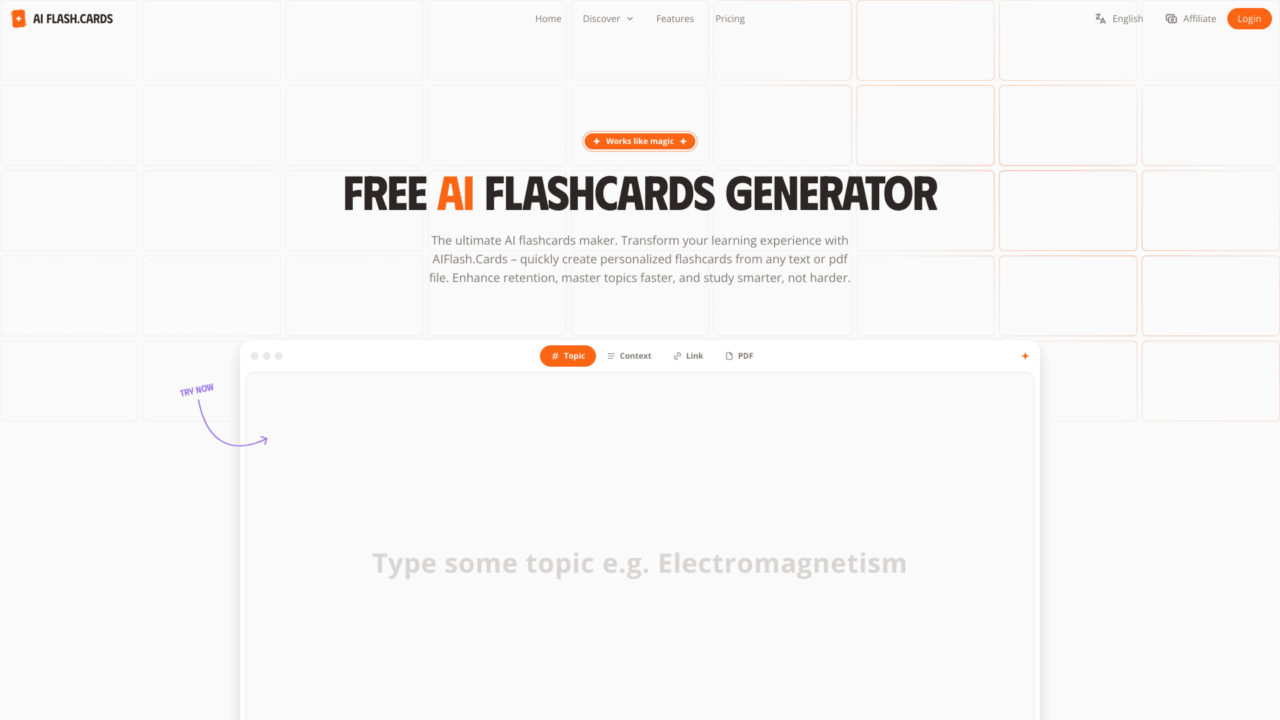 AI Flashcards Generator | Transform Learning with Ease | Futureen