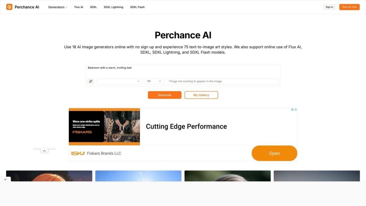 Perchance AI | Free Text-to-Image Generators | Futureen