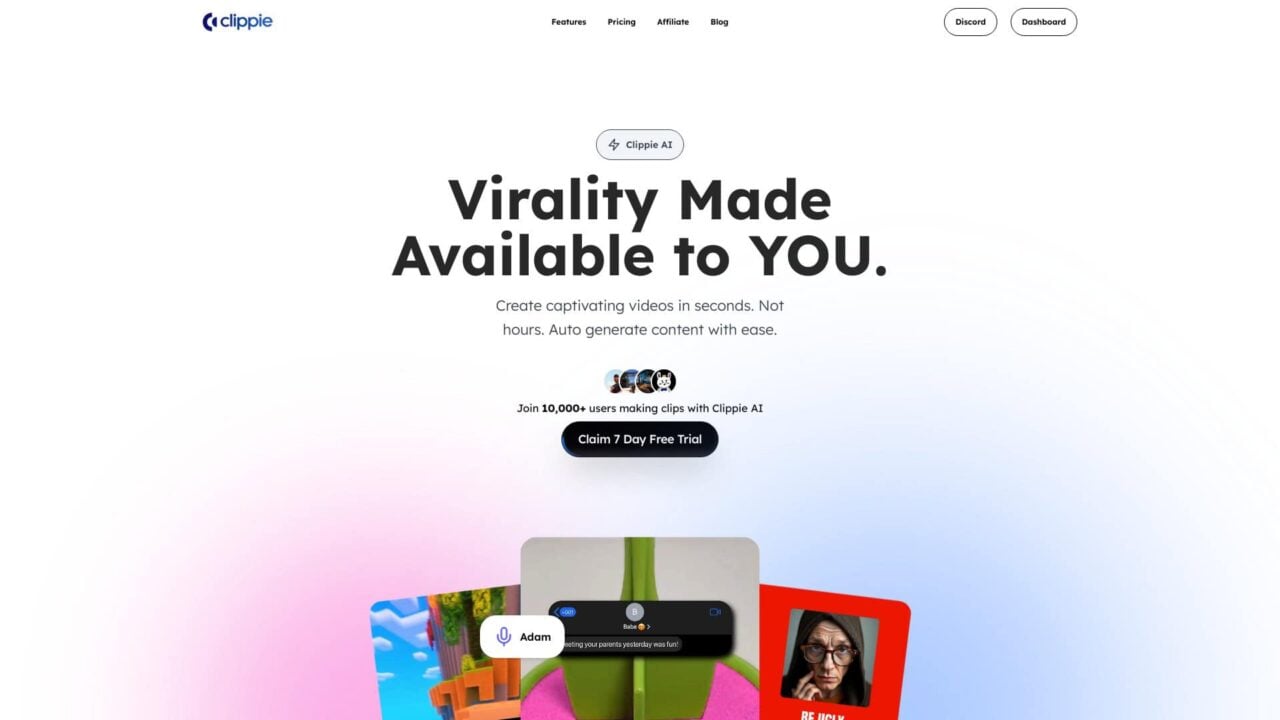 Clippie AI | AI-Generated Videos in Seconds | Futureen