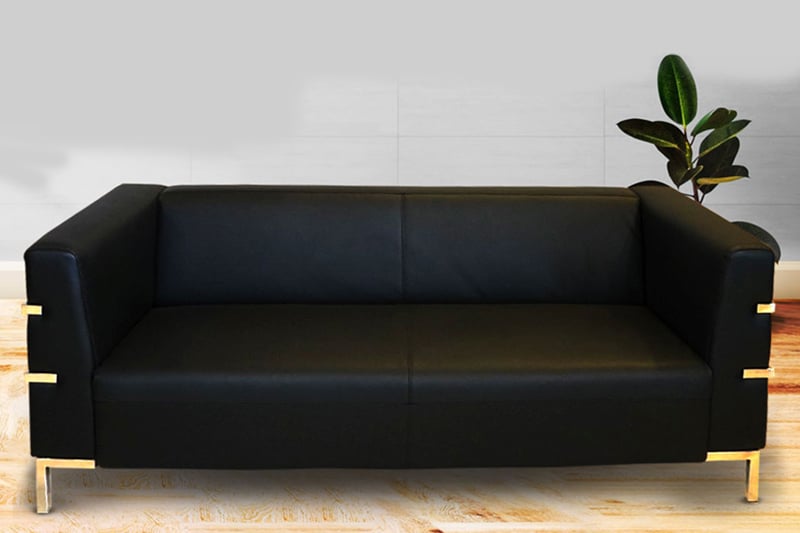 Preston 3 Seater Sofa With Chrome Frame Infinity Furniture Limited