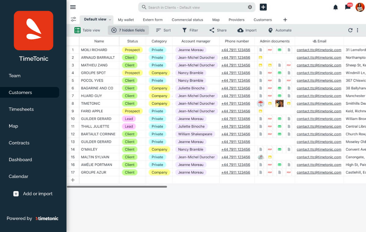 TimeTonic. Une puissante solution No-Code pour le travail collaboratif ...