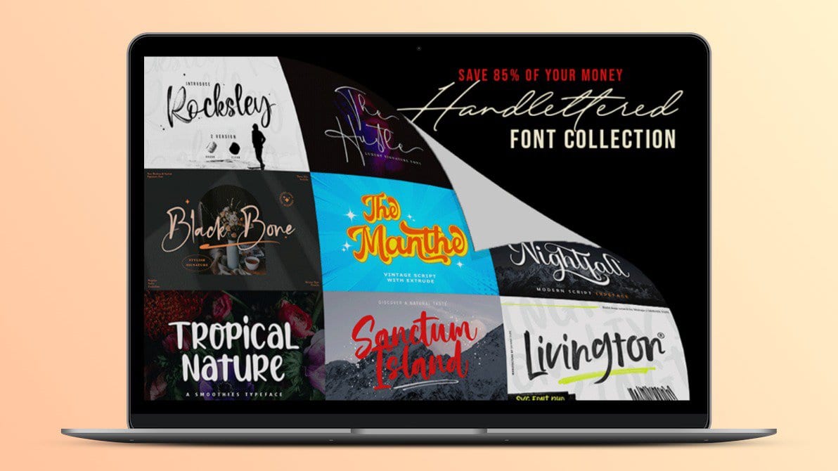 The Hand-Lettered Fonts Collection | Lifetime License | Lifetimo.com