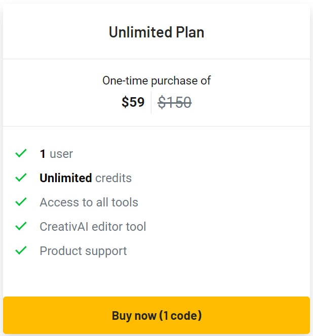 CreativAI Lifetime Deal | Lifetimo.com