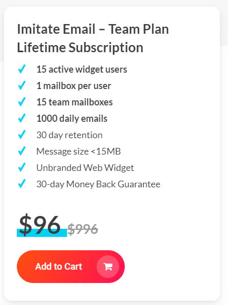 Imitate Email Lifetime deal | Lifetimo.com