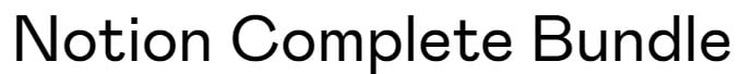 Notion Complete Bundle Lifetime Deal | Lifetimo.com Notion Complete Bundle Lifetime Deal | Lifetimo.com