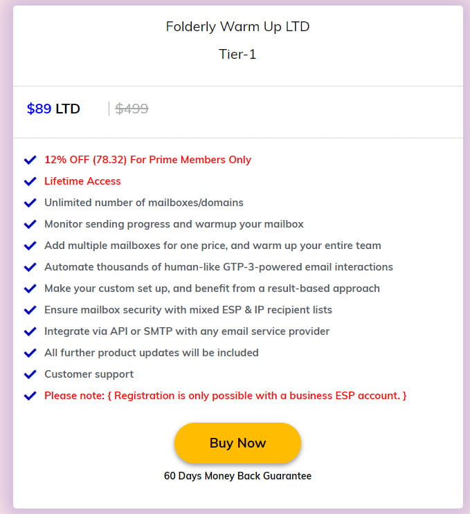 Folderly Warm Up Lifetime Deal | Lifetimo.com