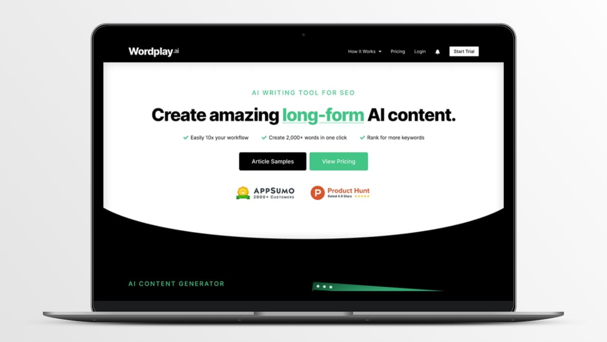 Wordplay Lifetime Deal ⚡ Create Long-Form Content In Seconds | Lifetimo.com