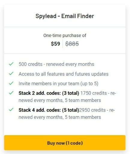 Spylead – Email Finder Lifetime Deal | Lifetimo.com