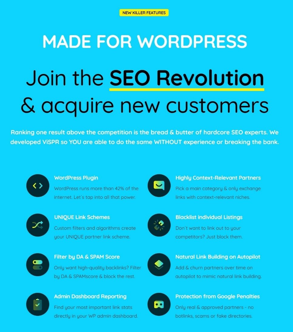 ViSPR Lifetime Deal 🛠️ Advanced Link Building Solution For WordPress | Lifetimo.com