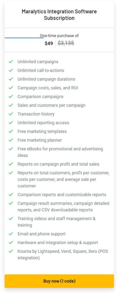 Maralytics Lifetime Deal | Lifetimo.com