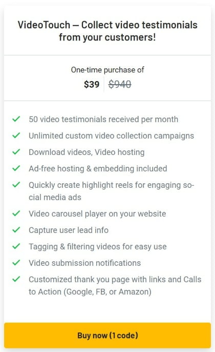 VideoTouch Lifetime Deal | Lifetimo.com