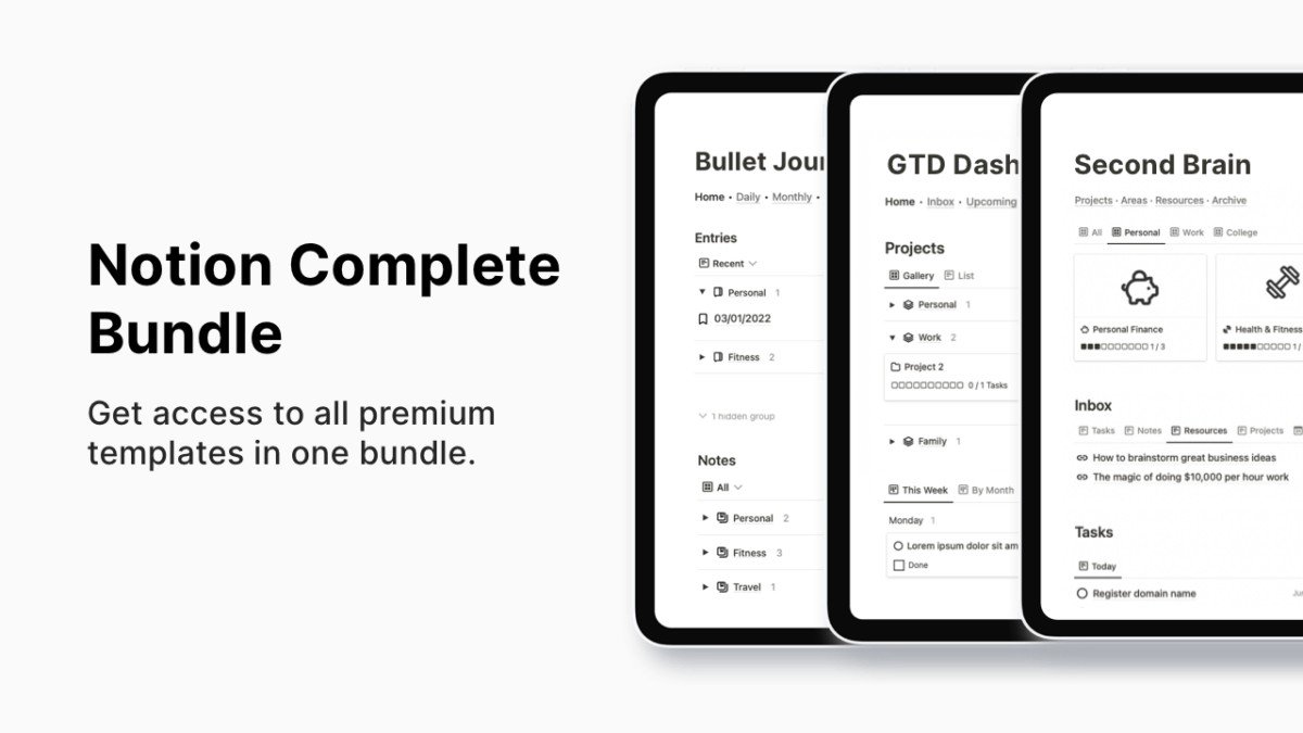 Notion Complete Bundle Lifetime Deal | Lifetimo.com Notion Complete Bundle Lifetime Deal | Lifetimo.com