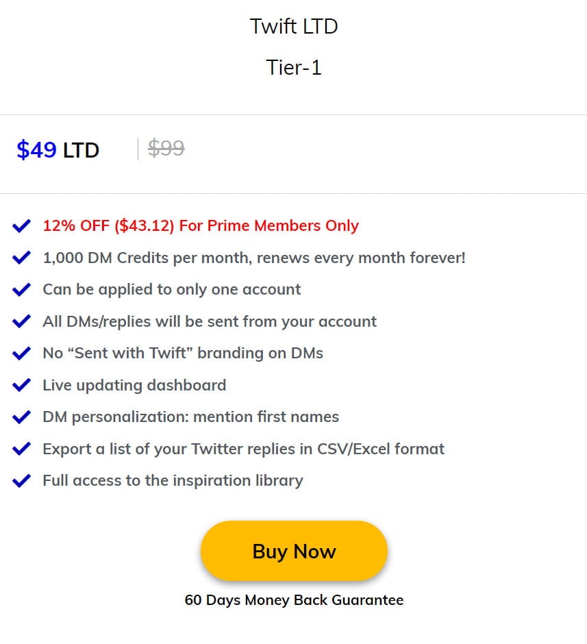 Twift Lifetime Deal | Lifetimo.com