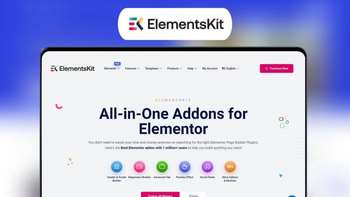 ElementsKit Lifetime Deal | 85+ Element Addons including Liquid Glass | Lifetimo.com