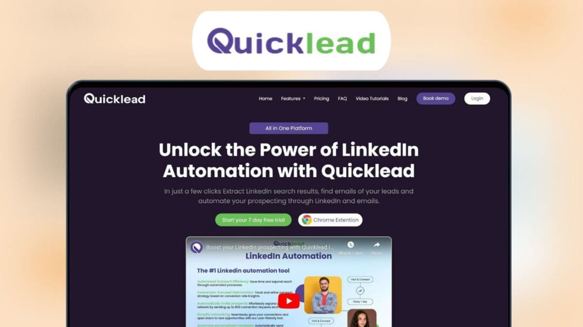 Quicklead Lifetime Deal 🚀 Automate Your LinkedIn Campaigns | Lifetimo.com