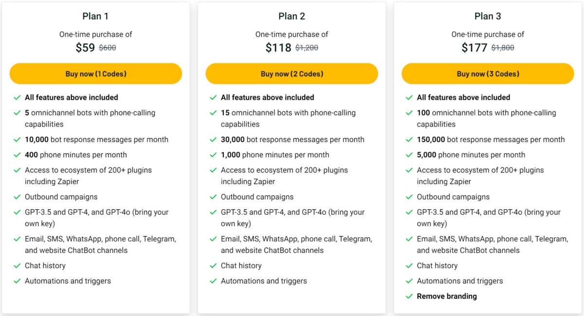 Versabot Lifetime Deal 🚀 Boost Engagement with No-Code Chatbots ...