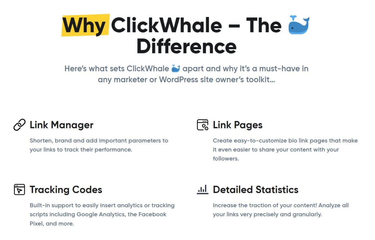 ClickWhale Lifetime Deal 🔗 Link Shortener & Click Tracker For WP | Lifetimo.com