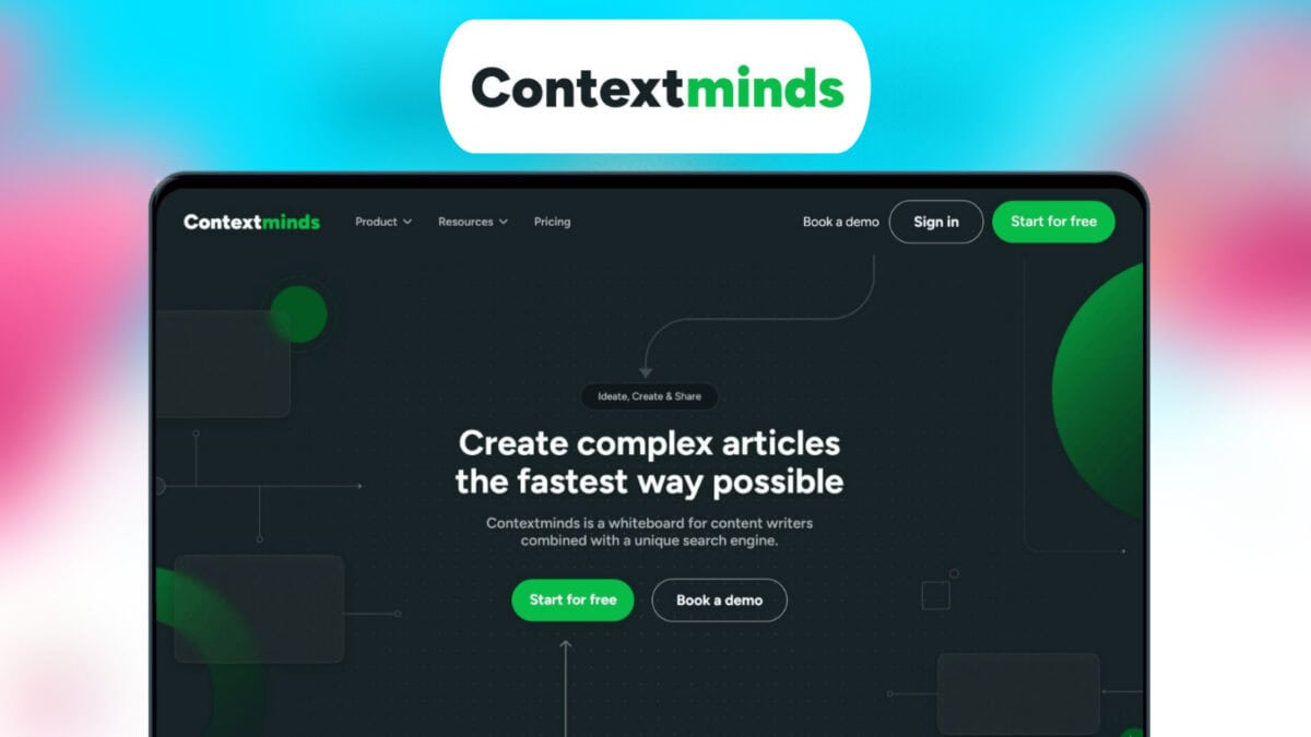 ContextMinds Lifetime Deal 🚀 Research, Organize & Visualize Your Content Ideas | Lifetimo.com