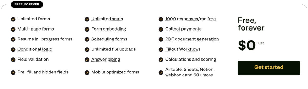 Fillout Lifetime Free Deal 📝 Simplify Form Creation & Automation | Lifetimo.com